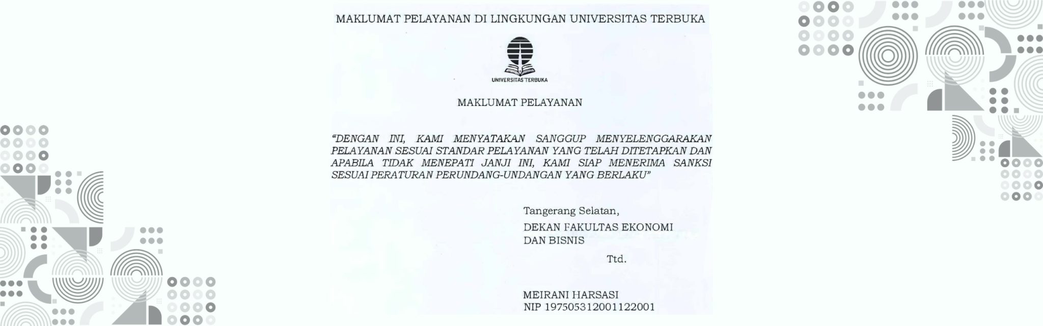 Home 1 - Fakultas Ekonomi dan Bisnis Universitas Terbuka