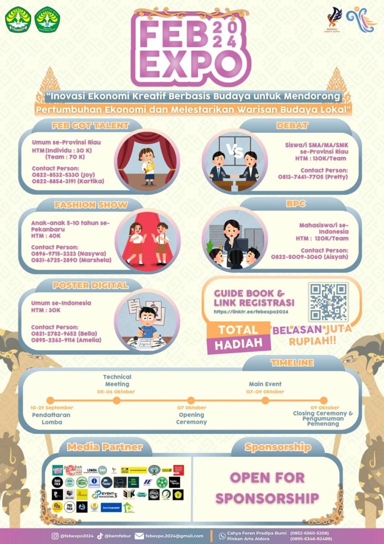 Info Kompetisi Mahasiswa – Fakultas Ekonomi dan Bisnis Universitas Terbuka