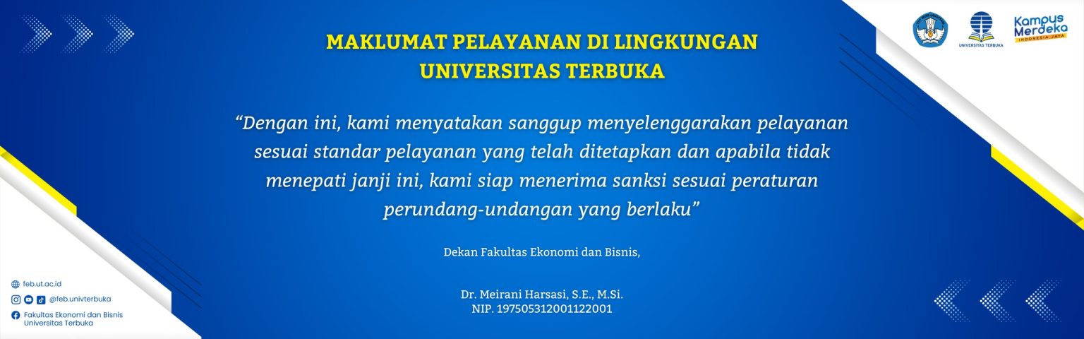 Home 1 - Fakultas Ekonomi dan Bisnis Universitas Terbuka